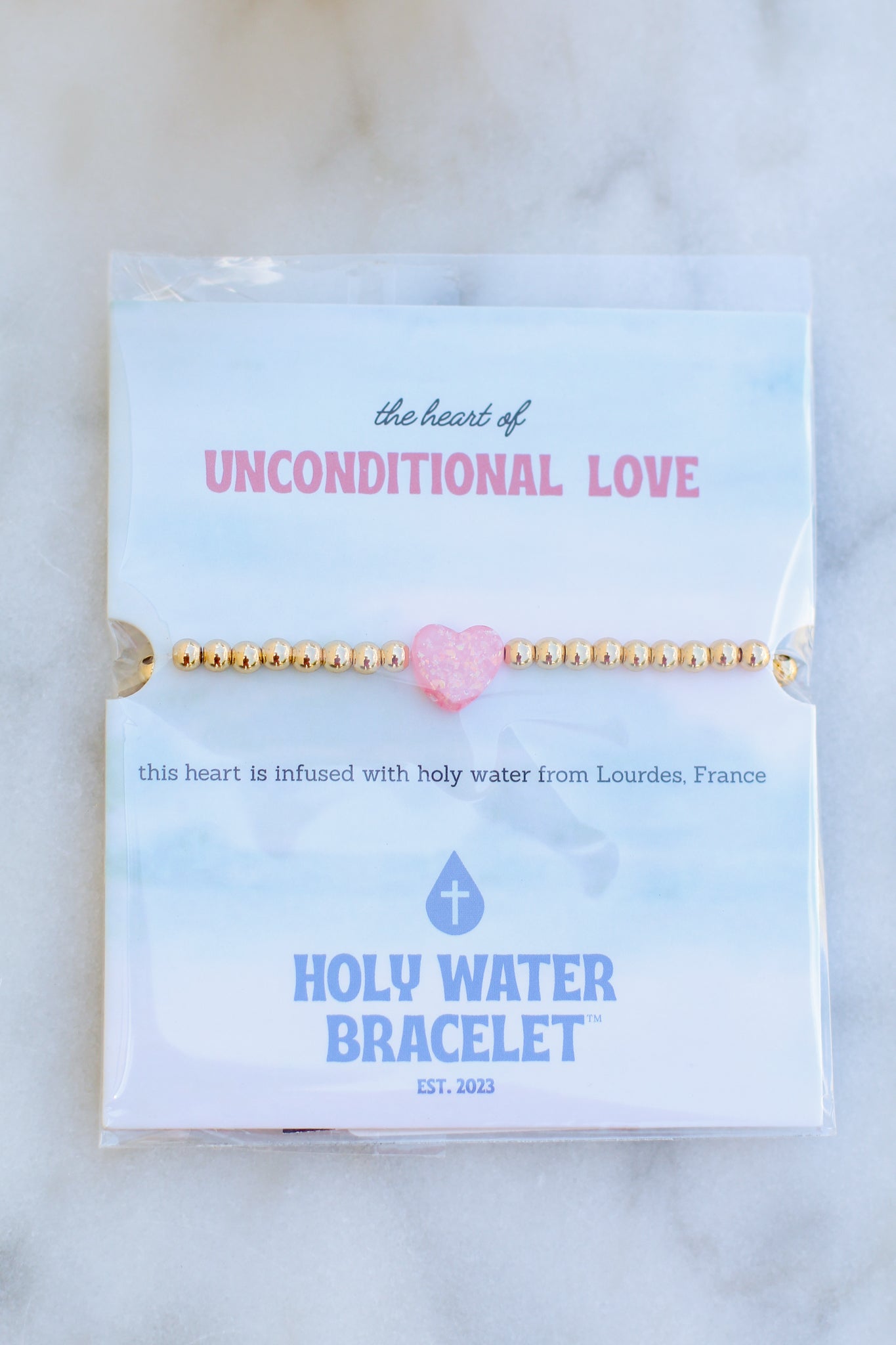 Holy Water Bracelet-Unconditional Love – Cara's Boutique